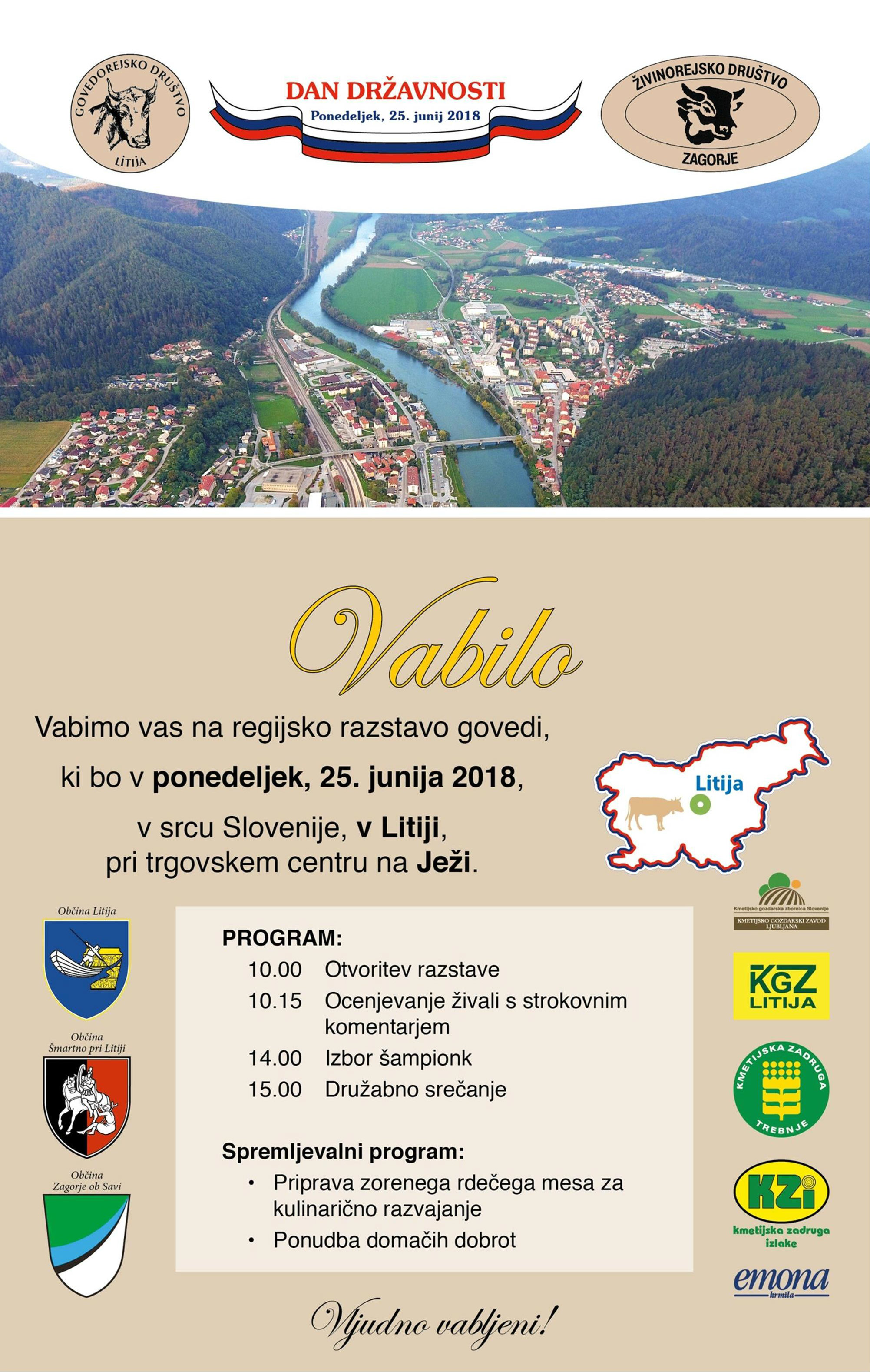 Regijska razstava govedi, 25. 6. 2018 v Litiji - litija.si